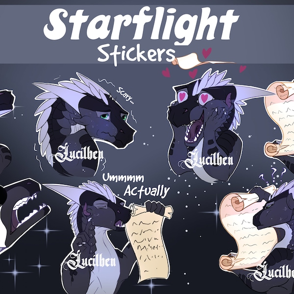 Fantasy Fire Stickers - Etsy