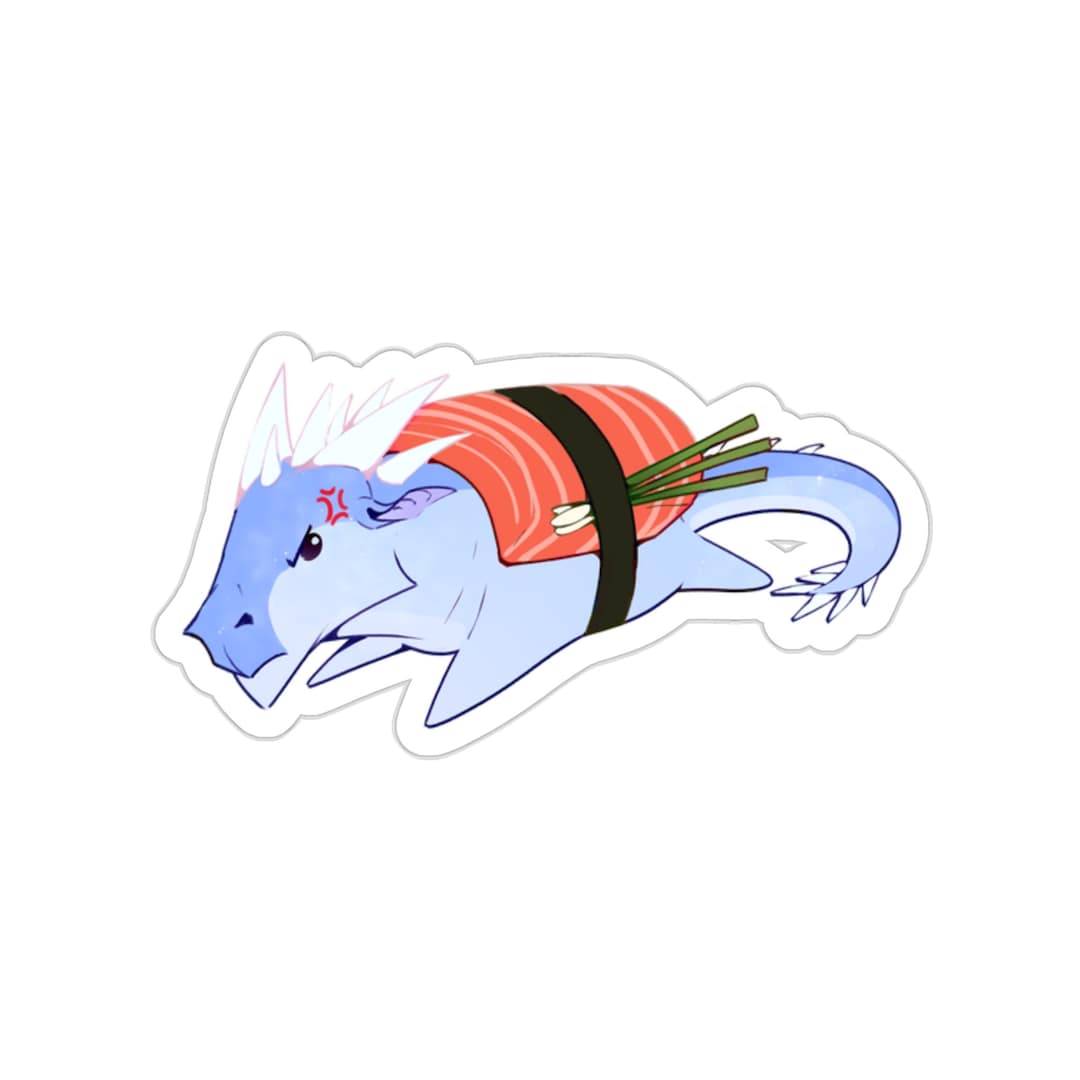 Sushi Dragon, Sashimi Dragon, Winter, Wings of Fire, Wof, Icewing, Cute ...