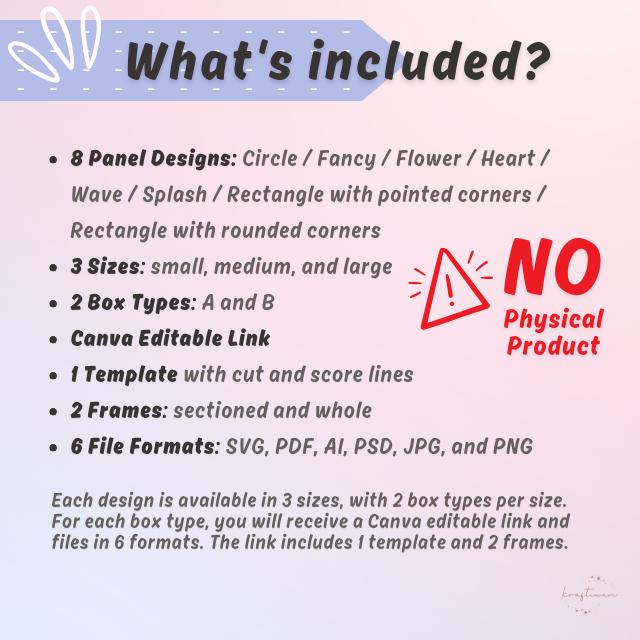 Cake Pop Box Template and Frame | Digital Download| DIY Custom Cake Pop ...