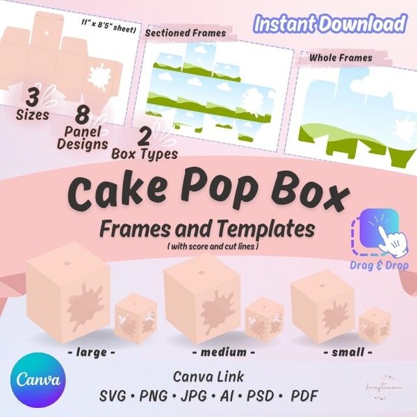 Cake Pop Box - Etsy