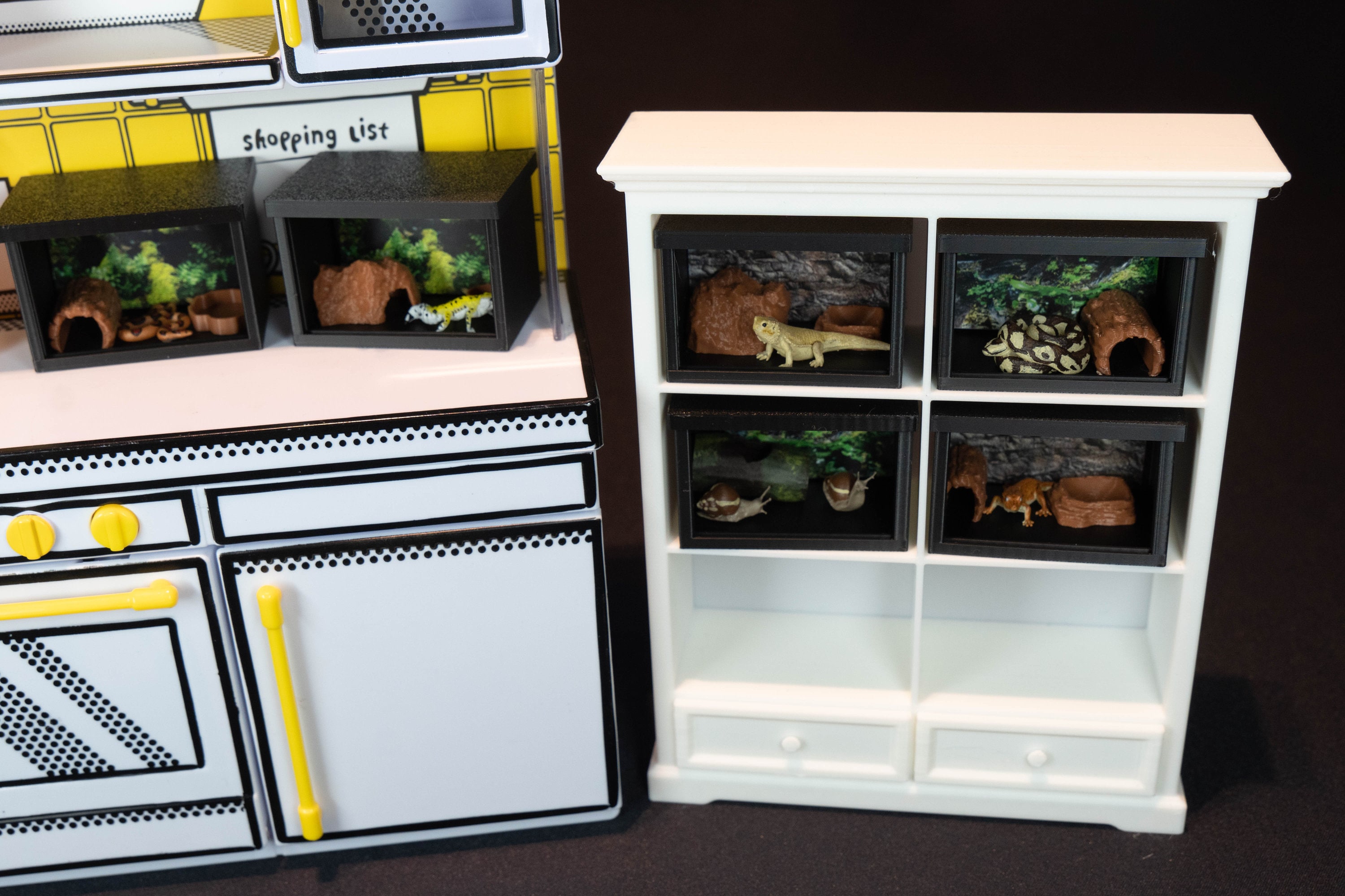 6x Pets, Vivariums & Bookcase - Miniverse Compatible - Etsy