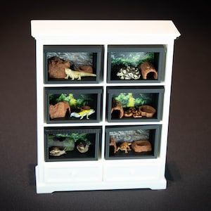 6x Pets, Vivariums & Bookcase - Miniverse Compatible - Etsy