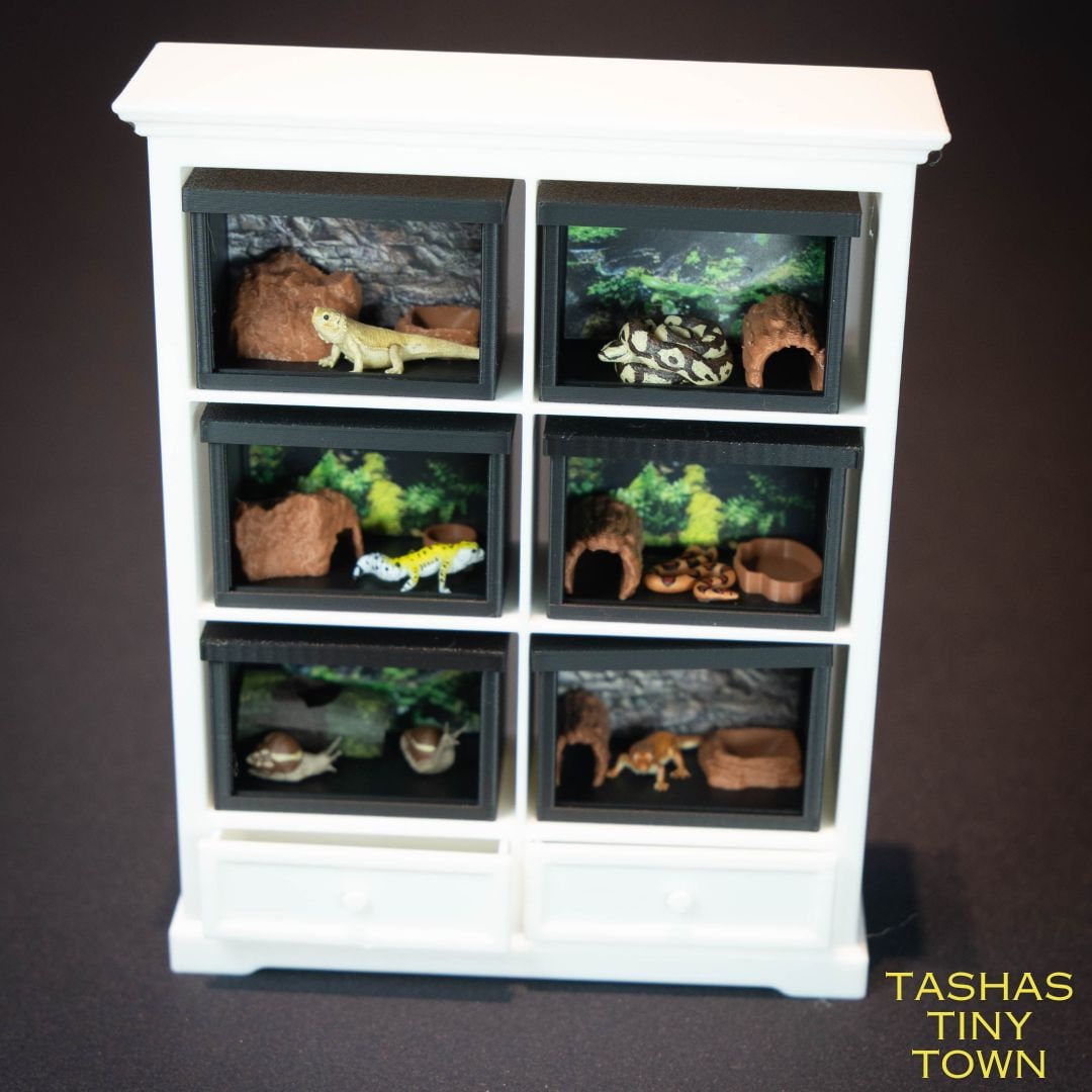 6x Pets, Vivariums & Bookcase - Miniverse Compatible - Etsy