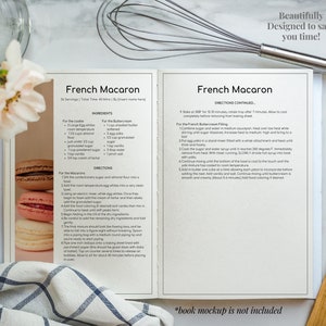 Recipe Template Google Docs, 4 Editable Farmhouse Recipe Design ...