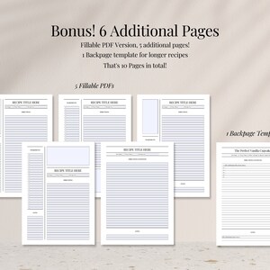 Google Docs Recipe Template, 4 Editable Recipe Binder Templates, Recipe ...