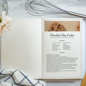 4 Editable Google Docs Recipe Template, Farmhouse Recipe Design ...