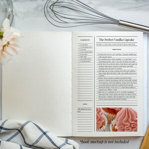 Google Docs Recipe Template, 4 Editable Recipe Binder Templates, Recipe ...