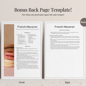 Recipe Template Google Docs, 4 Editable Farmhouse Recipe Design ...