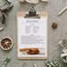 4 Editable Google Docs Recipe Template, Farmhouse Recipe Design ...