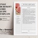 Microsoft Word Recipe Template, 4 Editable Recipe Binder Template ...