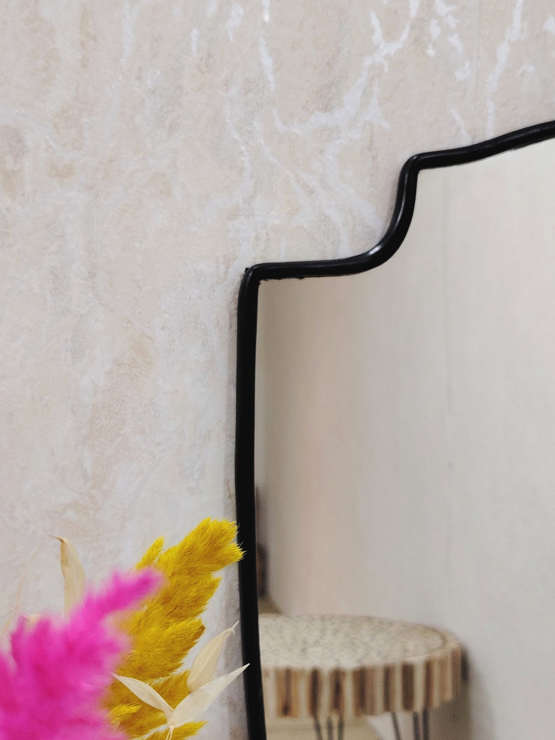 Crest Shaped Wall Mirror, Italian Shield Mirror, Shield Irregular ...
