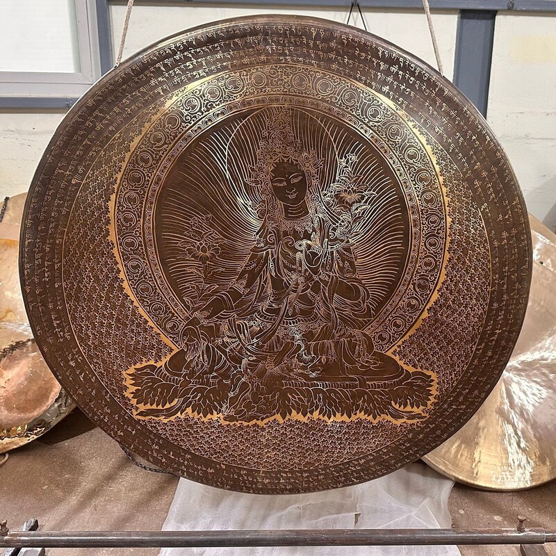 Authentic Tibetan Gong - Etsy