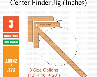 Basic Center Findertool, Center Finder Ruler, Center Finder Svg, Radius ...