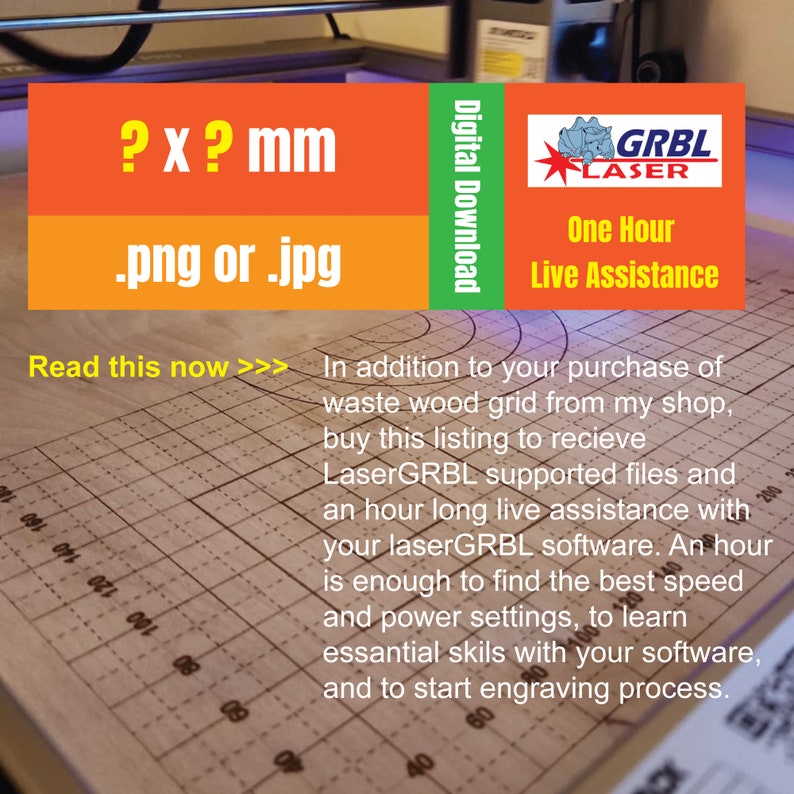 Basic Waste Grid Lasergrbl Supported Files and an Hour Live Assistance ...