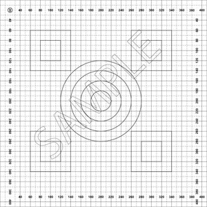 Basic Waste Grid 410x410 for Laser Machines. Lightburn Ready - Etsy