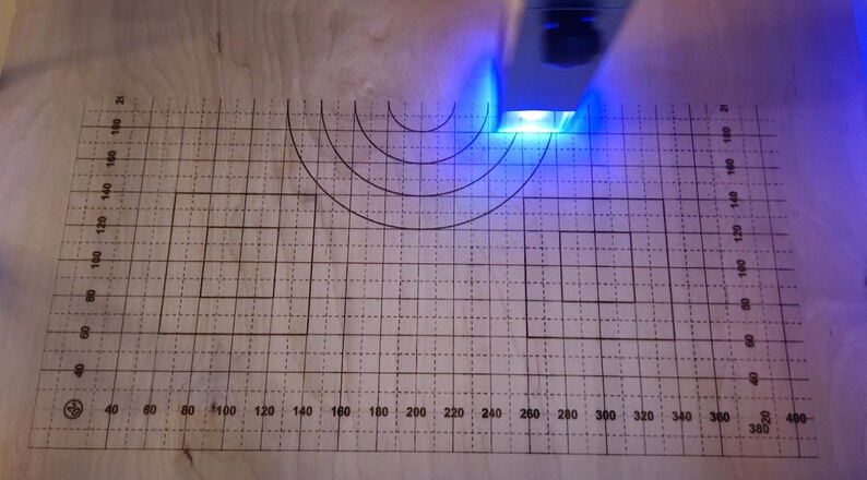 Basic Waste Grid 410x400 Mm Laser Machine. Ready Lightburn - Etsy