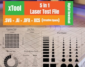 Xtool D1 Test Files - Etsy