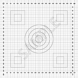 Basic Waste Grid 430x430 for Laser Machines. Lightburn Ready to Engrave ...