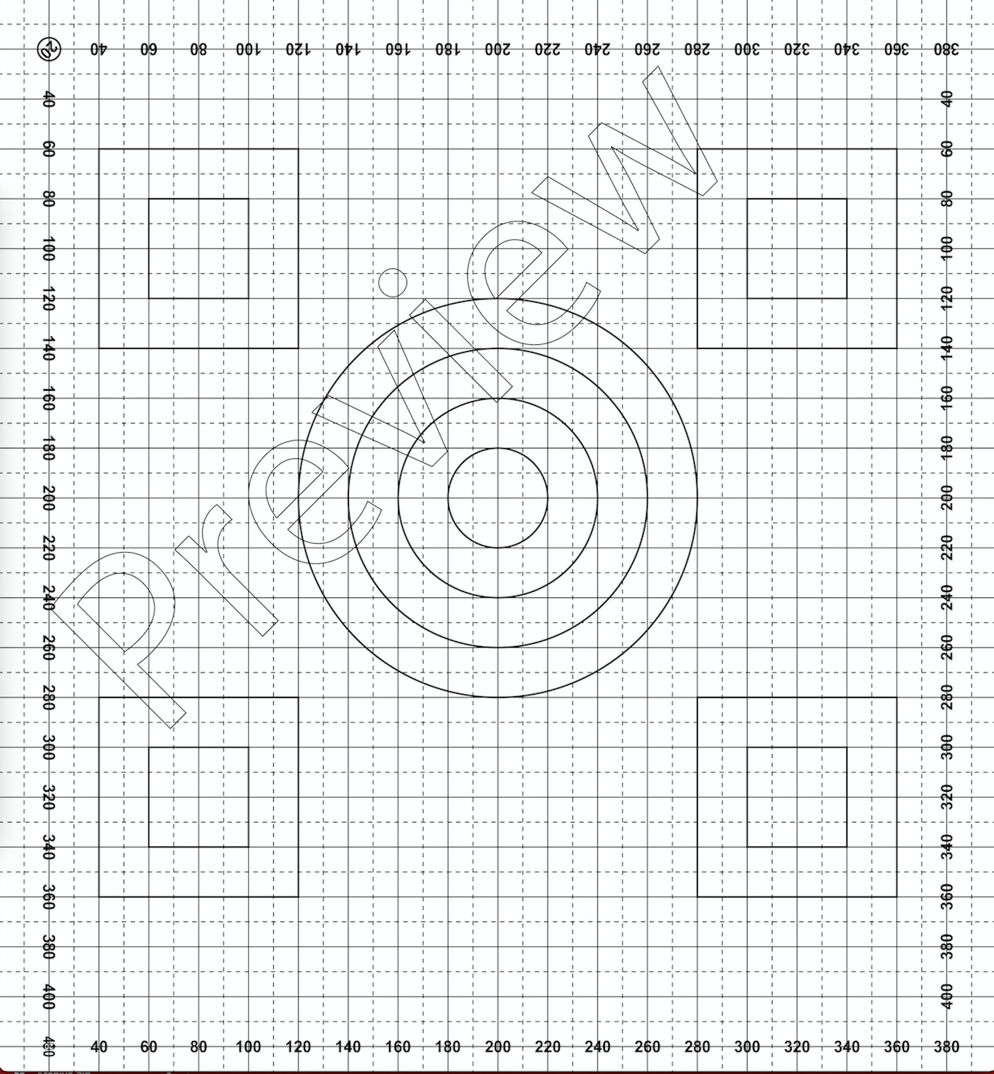 XTOOL D1 Pro 10 W Basic Waste Grid for 17"x16" ( You Will Have 430 X ...