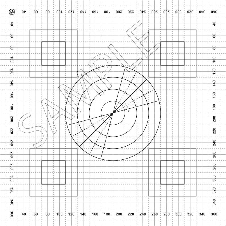 Basic Waste Grid 380x380 Mm Laser Machine. Ready Lightburn File. - Etsy