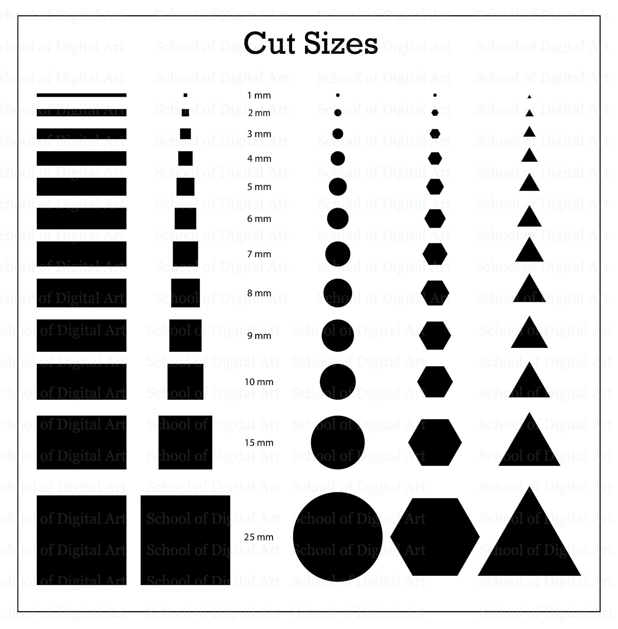 Basic Test Grid Bundle (cut and Engrave) for Lightburn File Lightburn ...