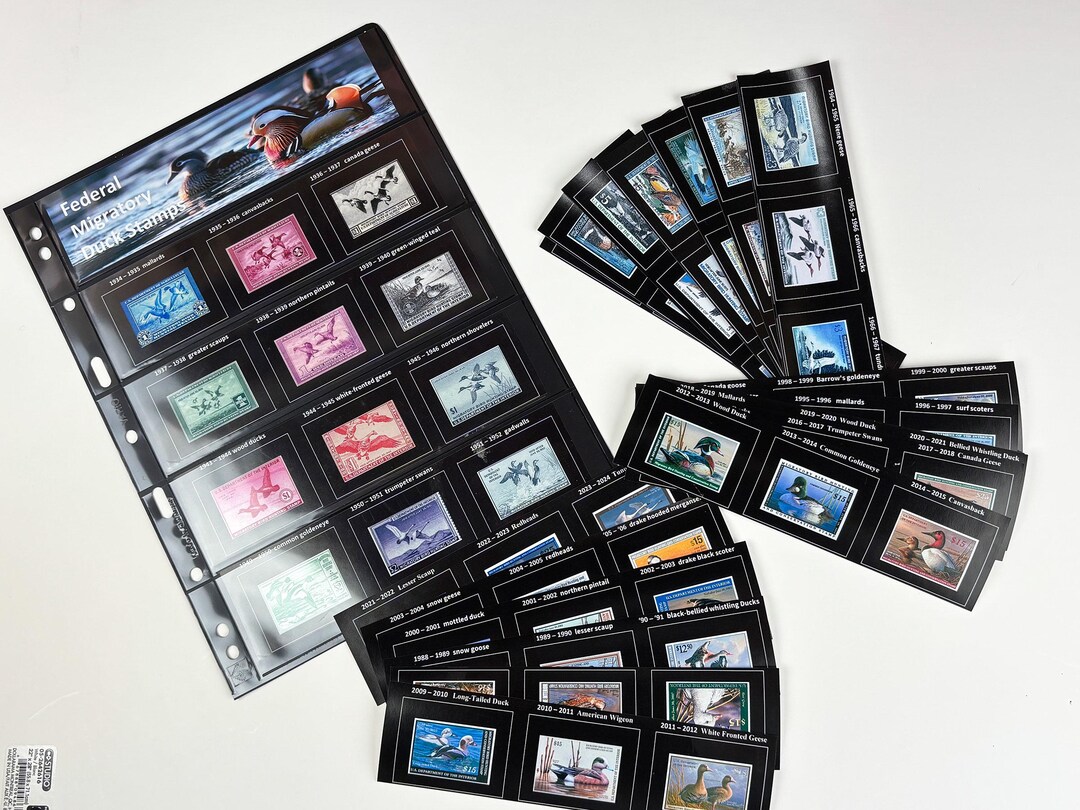 Federal Duck Stamp Album, Lighthouse Vario Based. for Vario Stock Pages ...