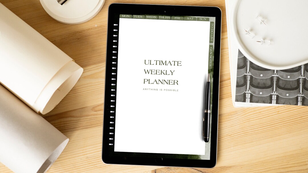Digital Ultimate Daily Planner - Khaki Addition | Daily | Weekly ...