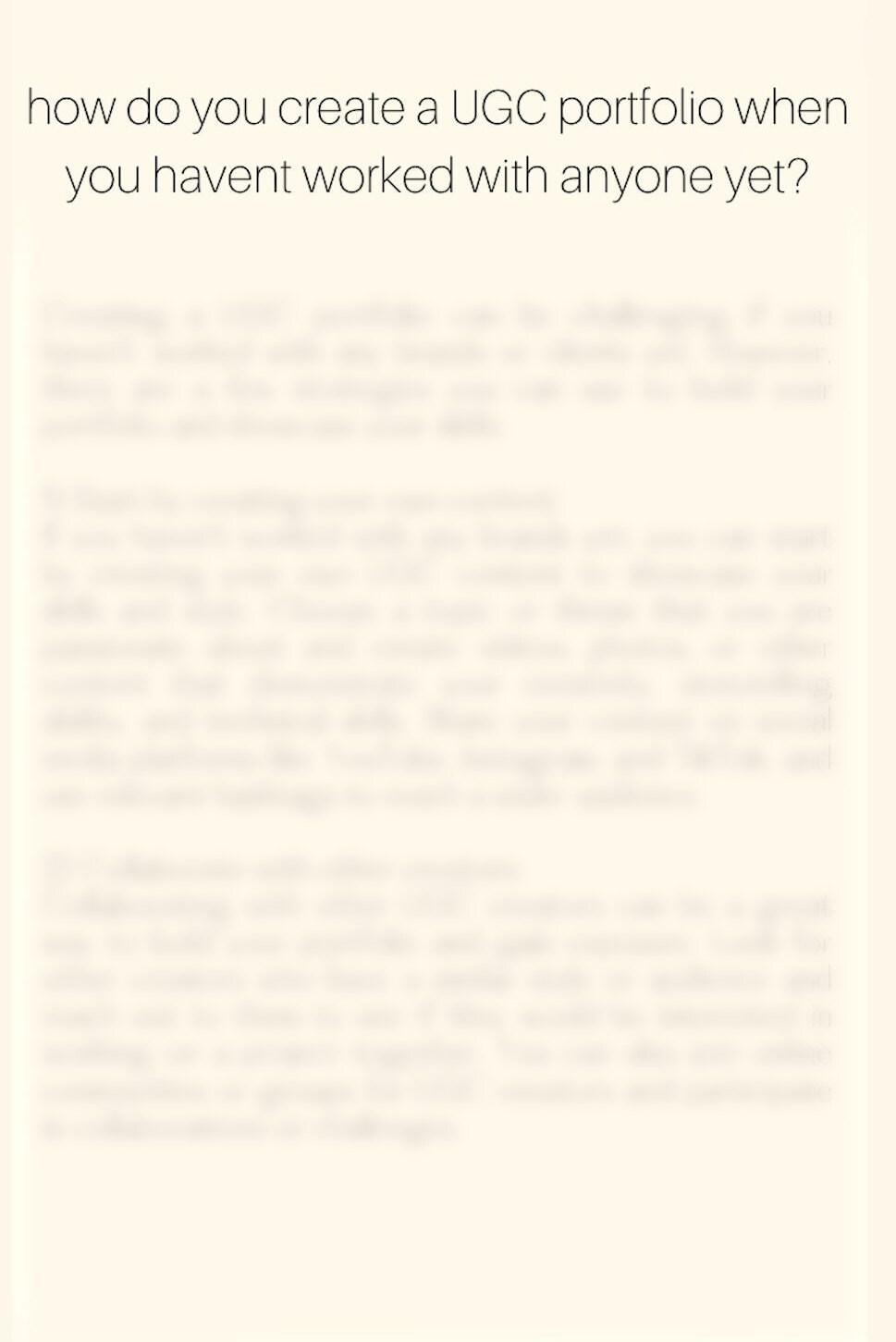 The UGC Key - A Complete Guide to Starting Your UGC Journey | 100 ...