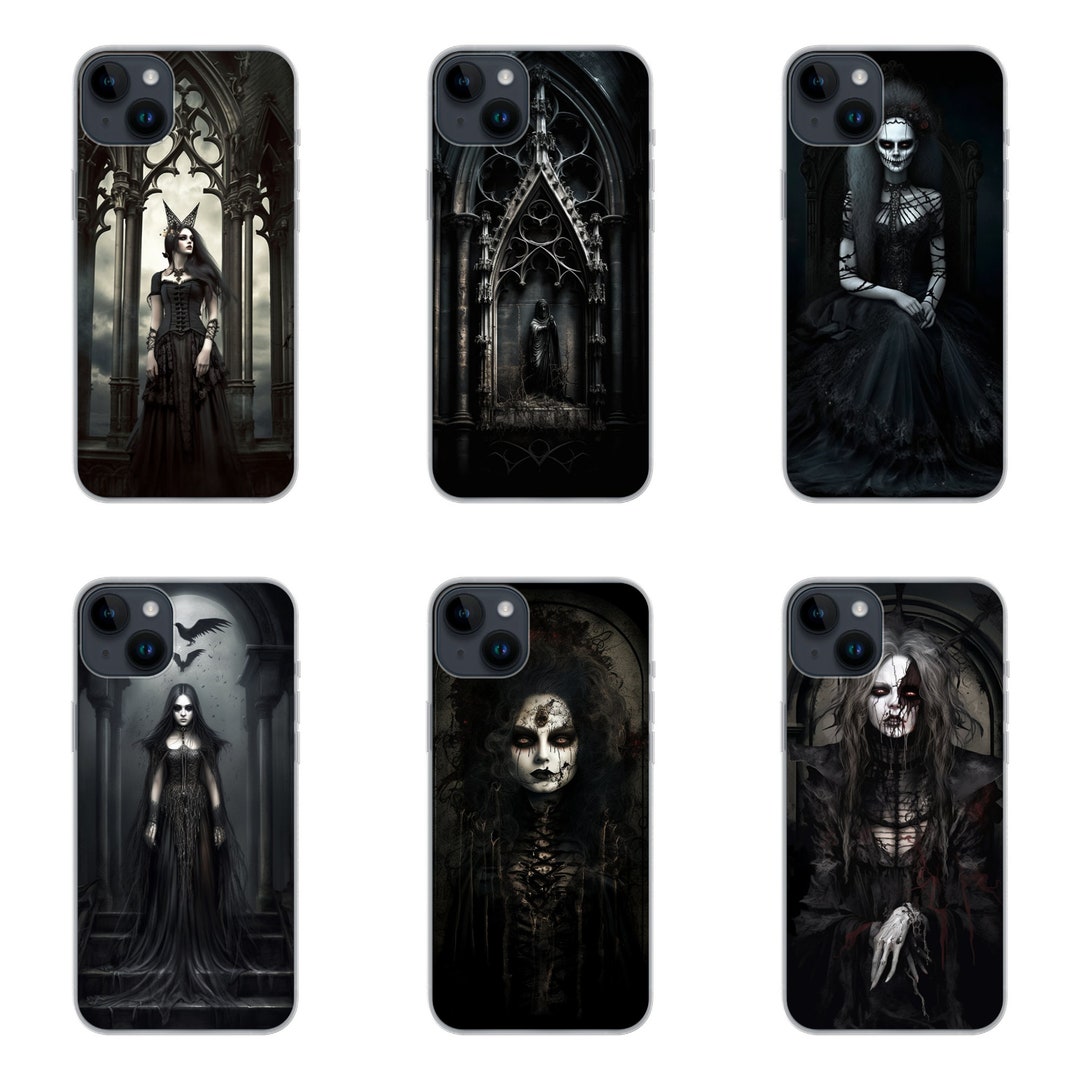 Unique Gothic Style Silicone Phone Case Stunning Design and Complete ...