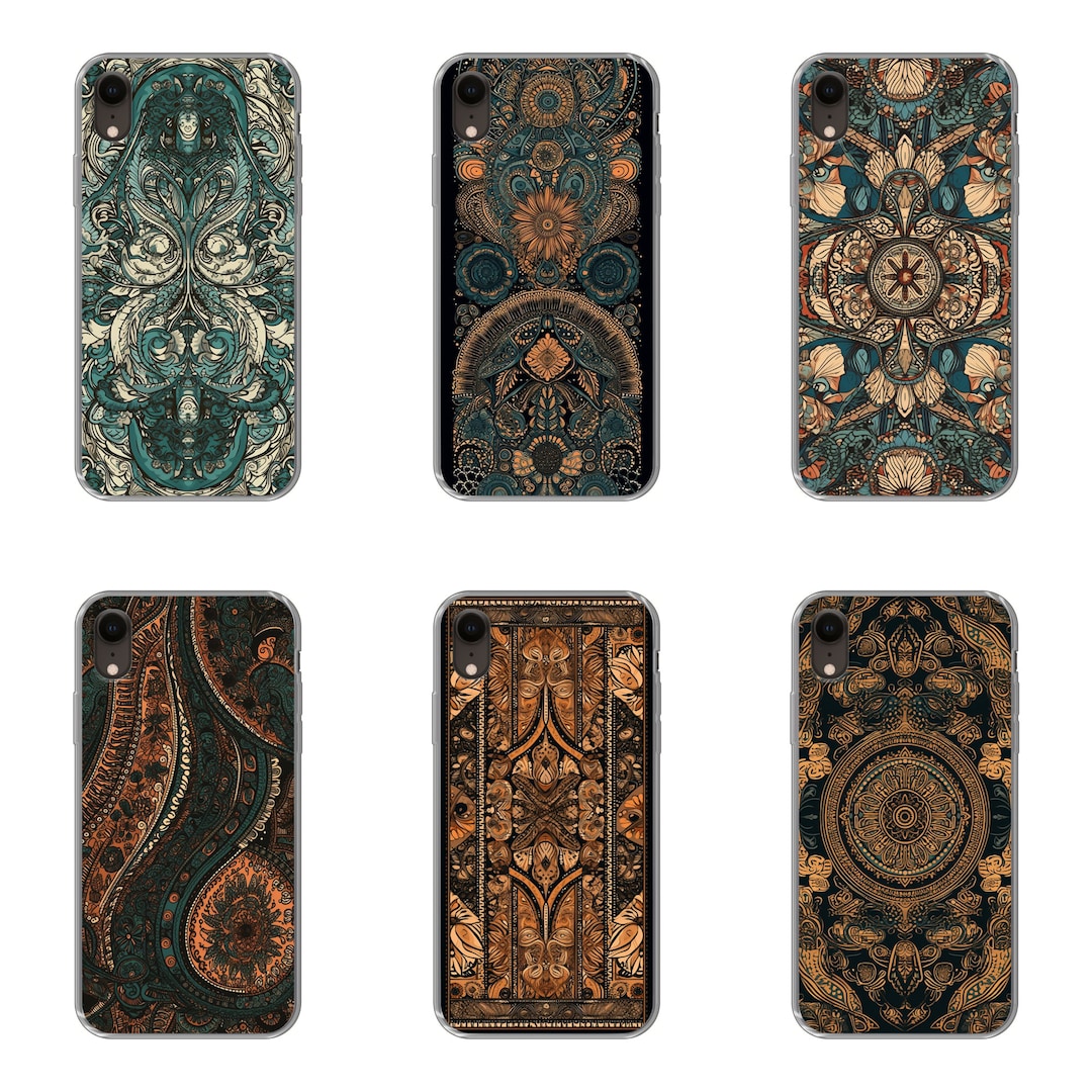 Elegant and Detailed Vintage Pattern Phone Case Retro Charm for Your ...