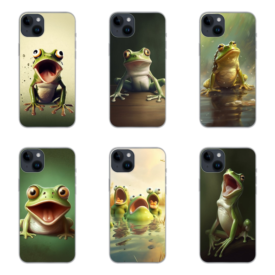 Funny Frog Silicone Phone Case Cover With Frog for iPhone 14 - Etsy