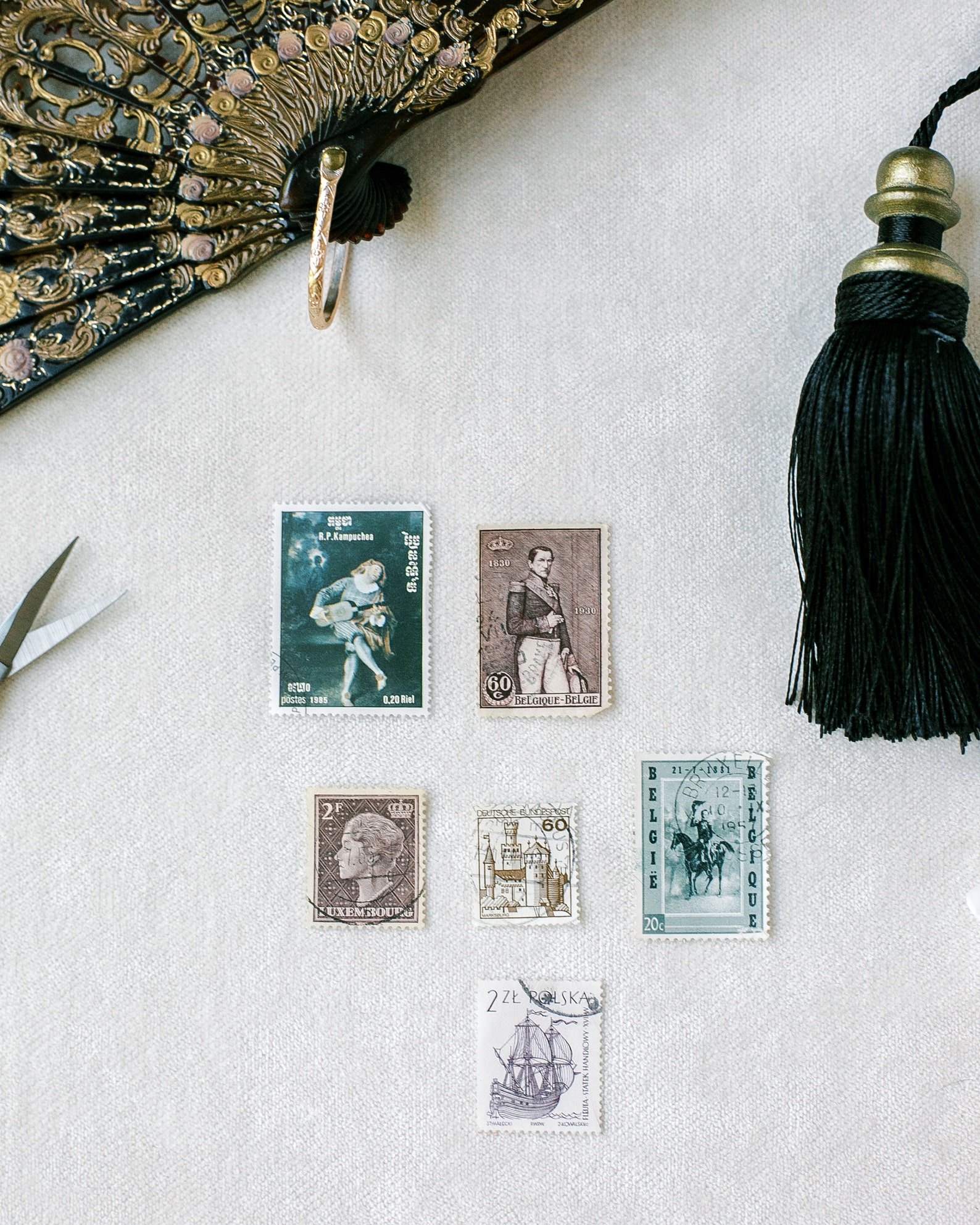 Victorian Vintage Styling Kit for Wedding Photographers European Fan ...