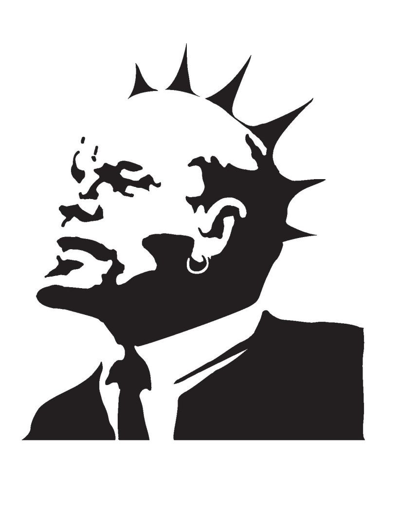 Banksy Comrade Punk Lenin Digital File EPS Ai Studio Jpeg DXF PNG ...