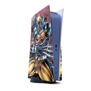 Cartoon Wolverine PS5 Skin, Realistic Wolverine Claws X Men PS5 Slim ...