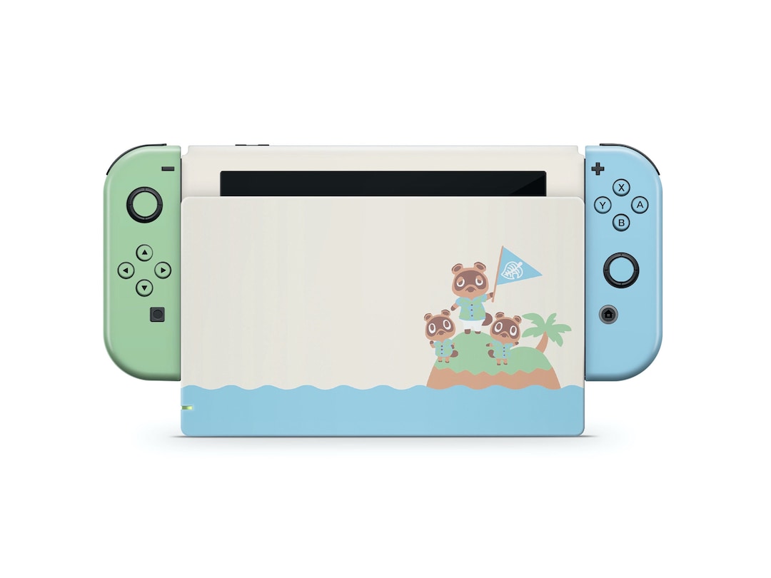 Animal Crossing New Horizon Nintendo Switch Skin, Cute Tom Nook Switch ...