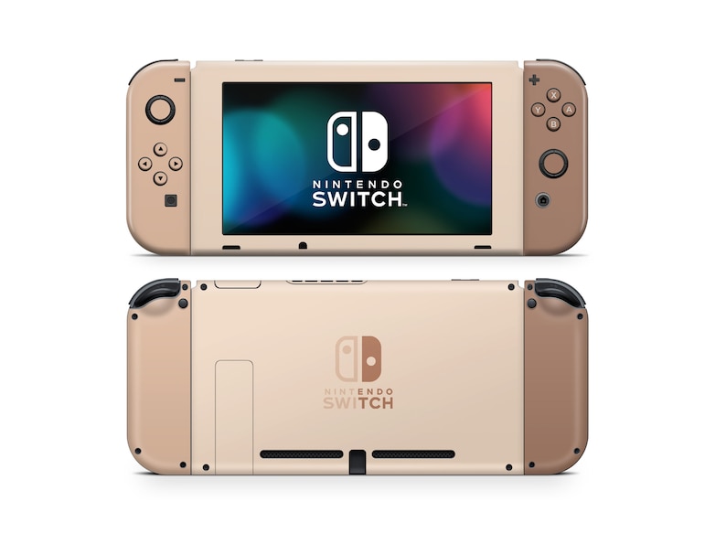 Cappuccino Time Nintendo Switch Skin, Cozy Brown Iced Latte Switch 2 ...