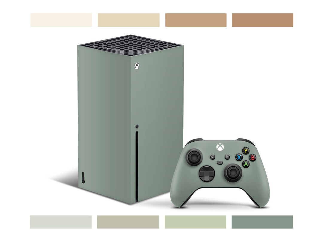 Natural Series Xbox Series X Skin, Xbox Series S Neutral Beige Green ...