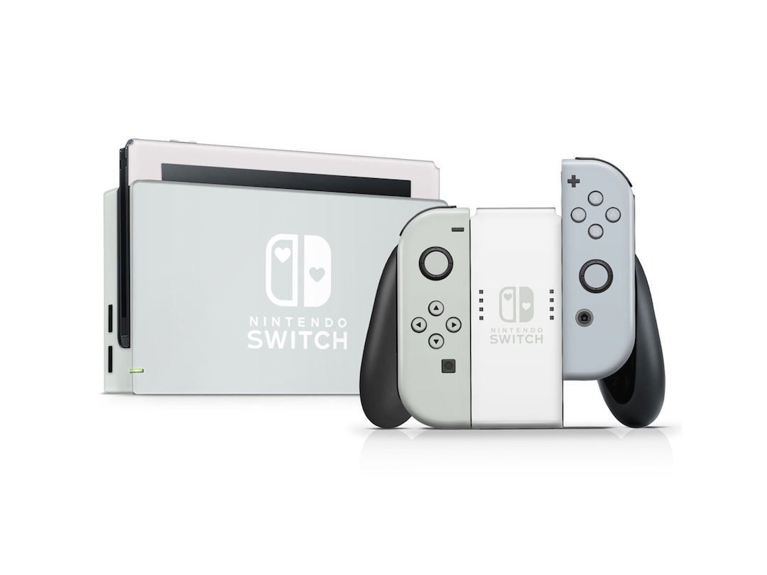 Soft Ocean Breeze Nintendo Switch Skin, Cute Pastel Blue Switch OLED ...