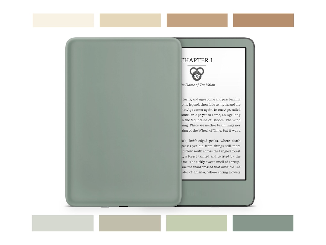 Natural Series Kindle Skin, Beige Green Pastels, Creme, Latte, Mocha ...