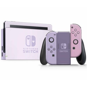 Lavender Dream Nintendo Switch Skin, Cute Pastel Pink Purple Switch 2 ...