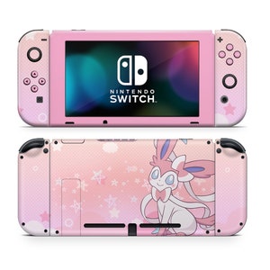 Pokemon Sylveon Pink Nintendo Switch Skin, Pokemon Pretty Pink Switch 2 ...