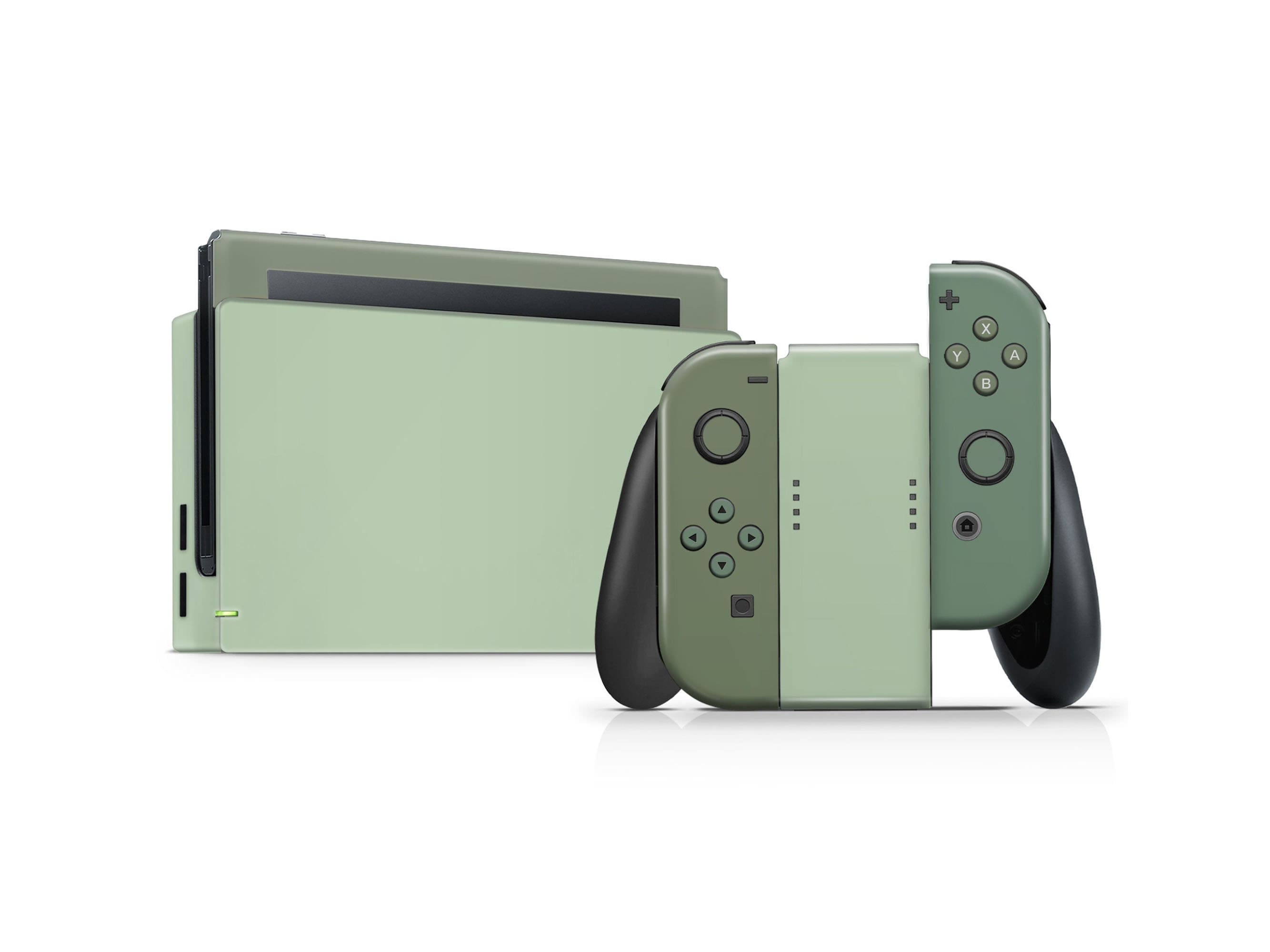 Garden of Eden Nintendo Switch Skin, Dark Green Sage Switch OLED ...