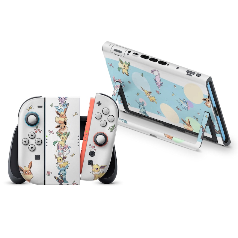 Everspark Eeveelution Nintendo Switch 2 Skin, Cute Pokemon Legends Z-A ...