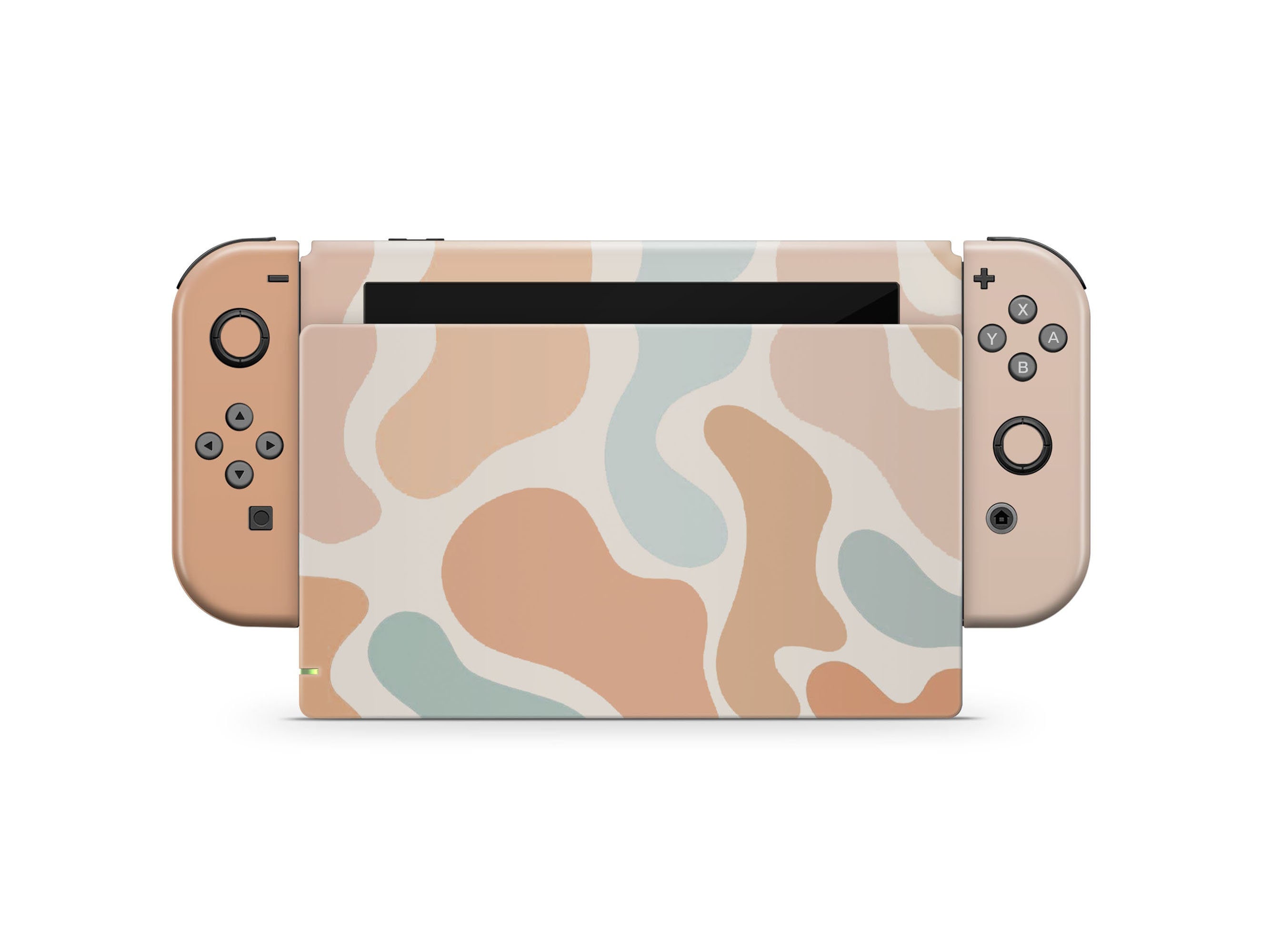 Boho Neutral Cow Print Nintendo Switch Skin, Brown Fall Vibes Switch ...