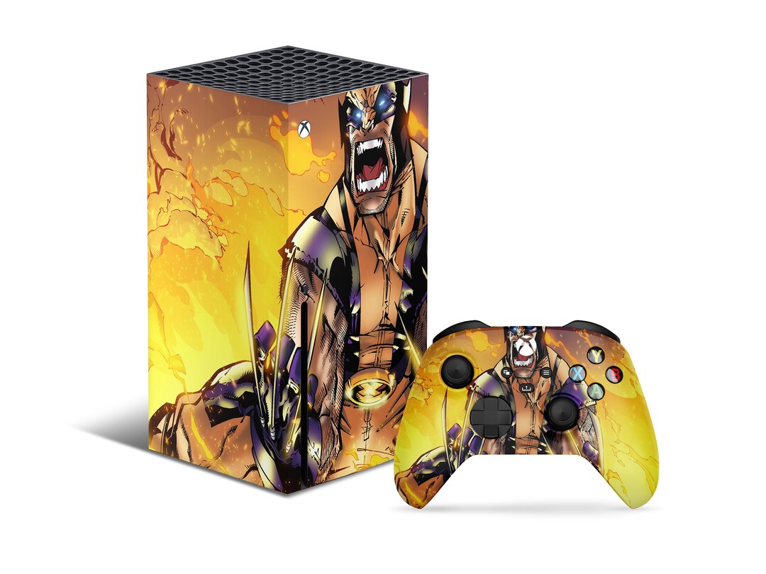 Wolverine Claws Xbox Series X Skin, Cartoon X Men Xbox Series S Skin ...