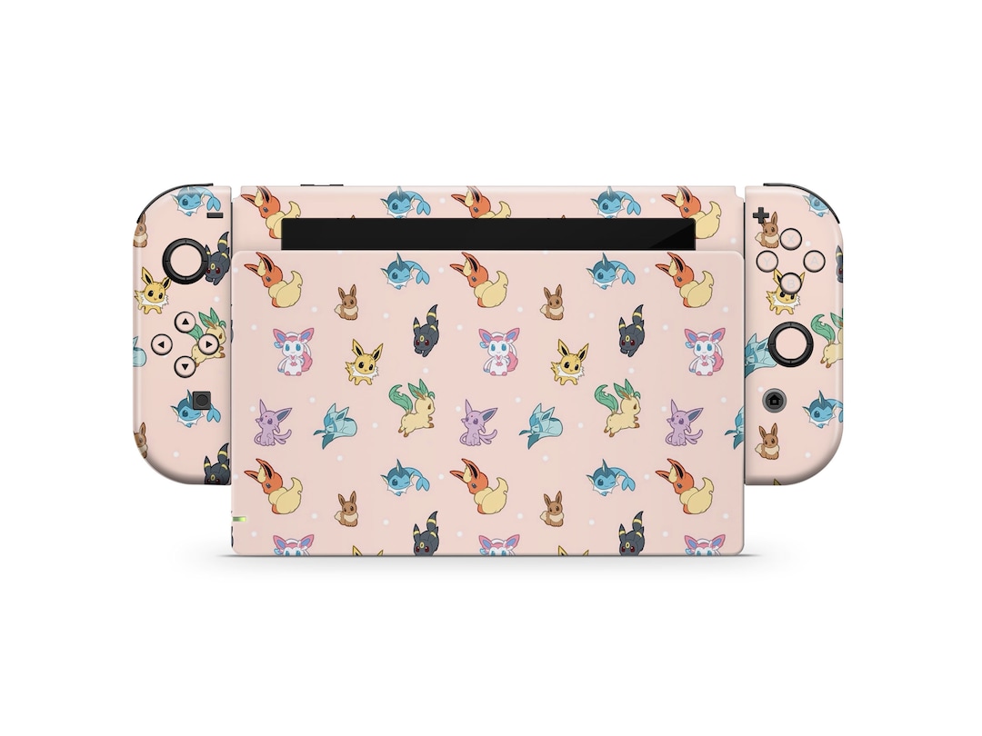 Pokemon Eevee Evolution Nintendo Switch Skin, Sylveon Umbreon Pattern ...