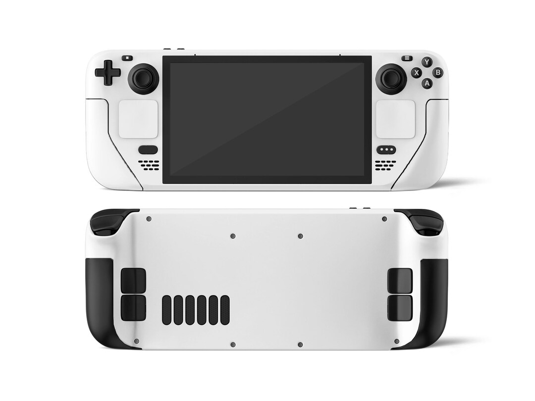 Avalanche White Steam Deck Skin, Solid Matte White Steam Deck OLED ...