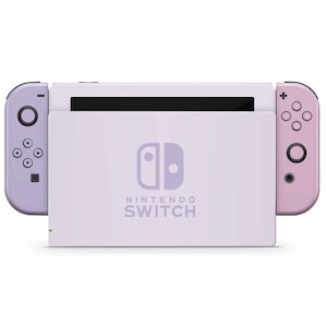 Lavender Dream Nintendo Switch Skin, Cute Pastel Pink Purple Switch 2 ...