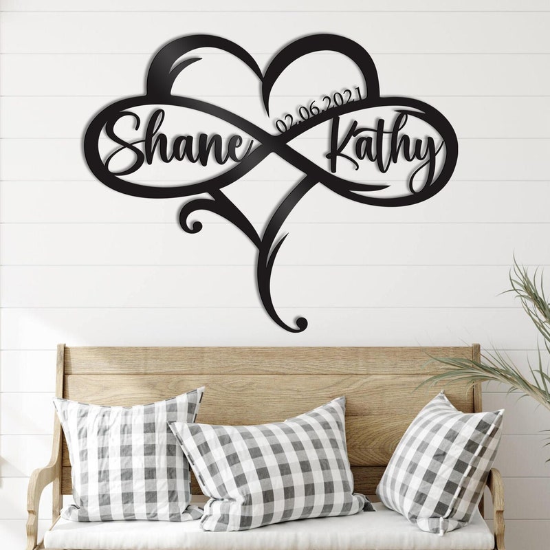 Infinity Name Sign - Etsy