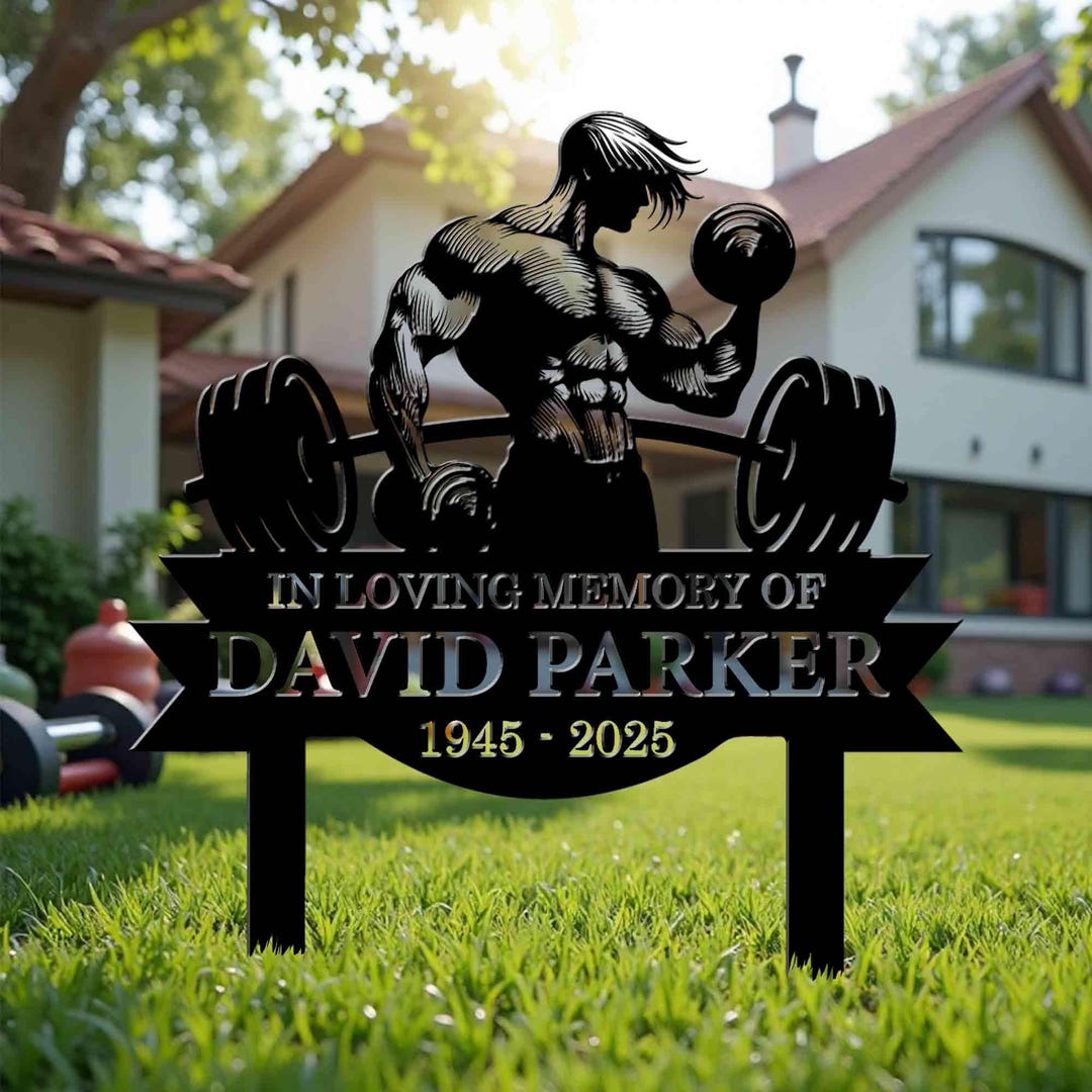 In Loving Memory of Memorial Sign, Custom Remembrance Name Stake, Home ...